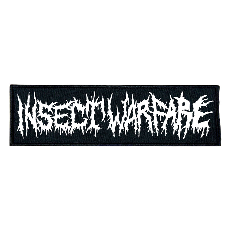 INSECT WARFARE - Logo #2 PATCH (WHITE) – Selfmadegod Records