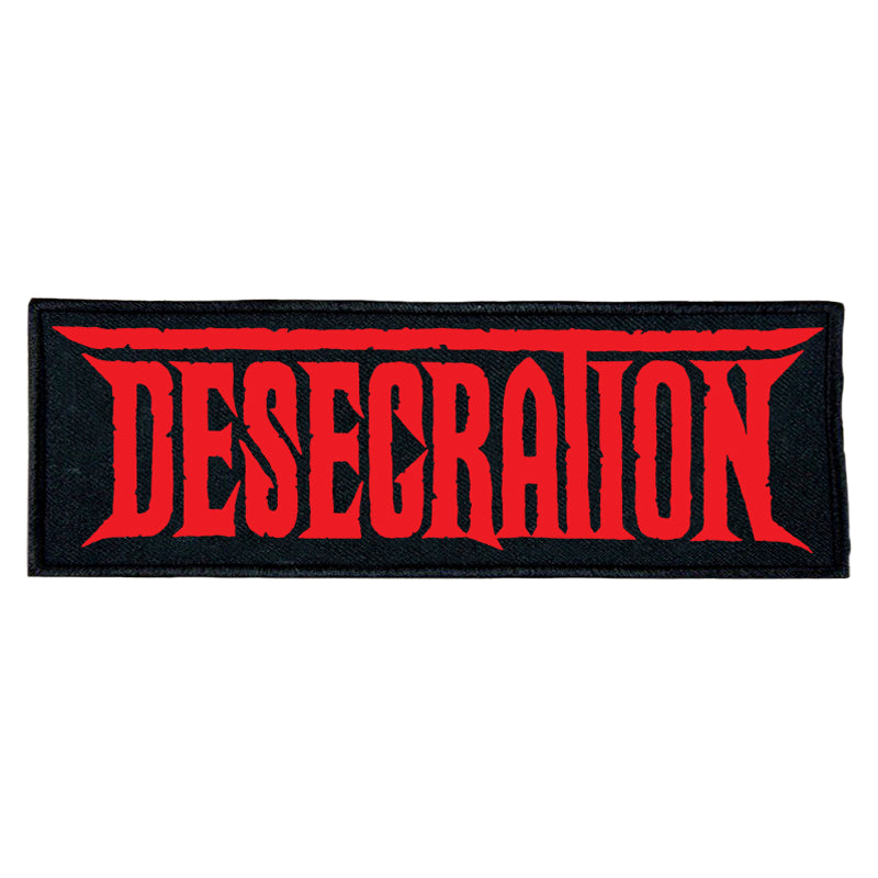 DESECRATION - Logo PATCH (RED) – Selfmadegod Records