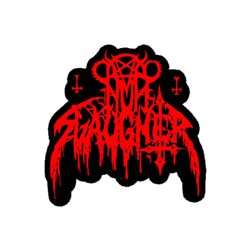 NUNSLAUGHTER - Logo #2 (RED) PATCH – Selfmadegod Records